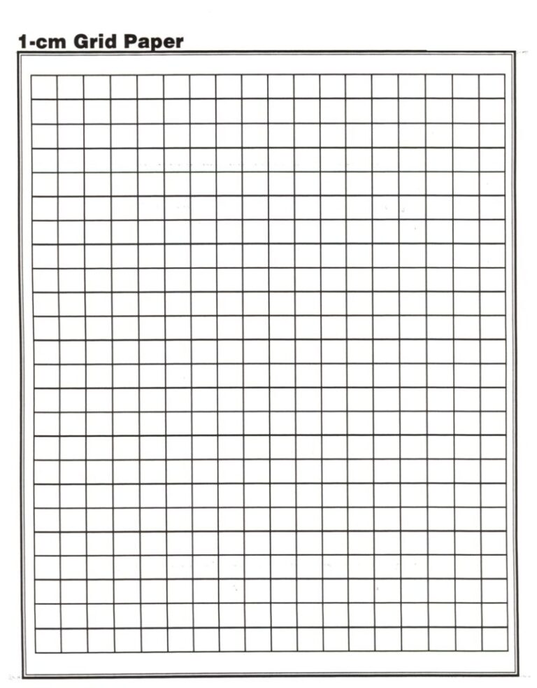 1 cm Graph Paper Printable PDF | 1 Centimetre Graphing Paper – Get ... 1 cm Graph Paper Printable PDF | 1 Centimetre Graphing Paper – Get ...