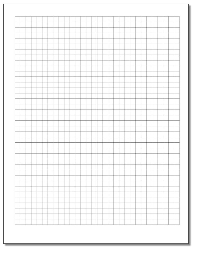 Printable Engineering Graph Paper PDF Template – Get Graph Paper