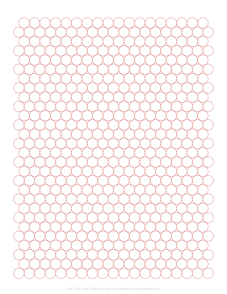 Free Circular Graph Paper Printable PDF Template – Get Graph Paper