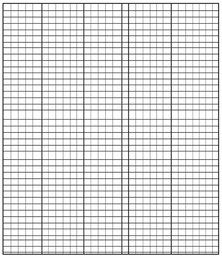 Printable Engineering Graph Paper PDF Template – Get Graph Paper